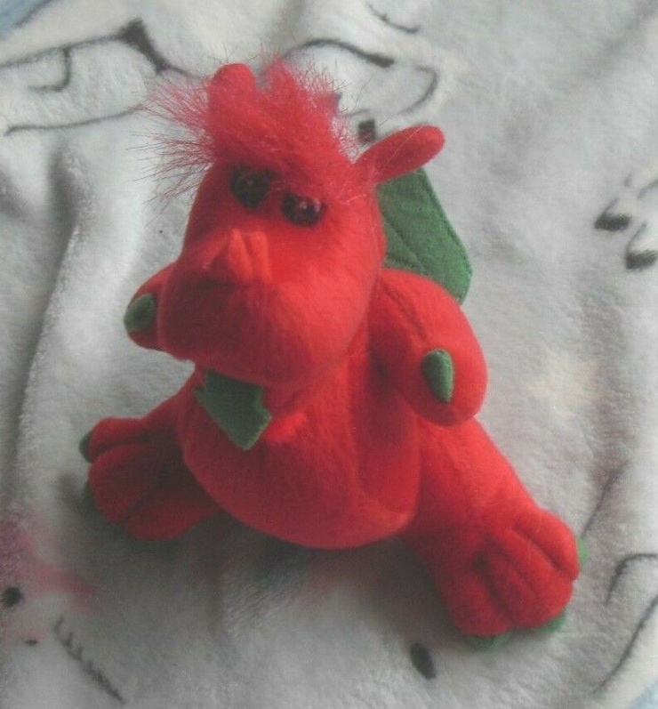 Wales Cymru Welsh Red Dragon Plush Toy image