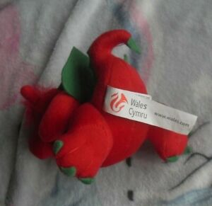 Image of Wales Cymru Welsh Red Dragon Plush Toy