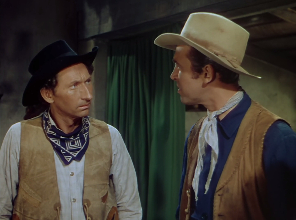 Arthur Hunnicutt and James Stewart