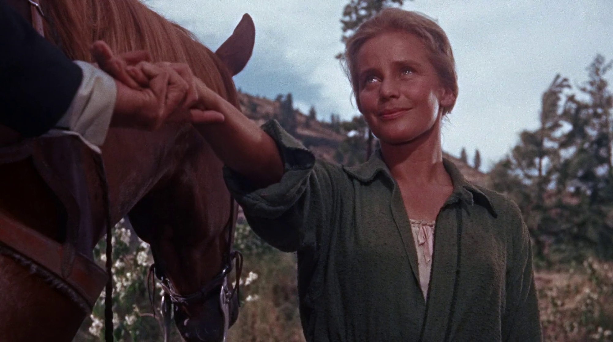 Gary Cooper and Maria Schell