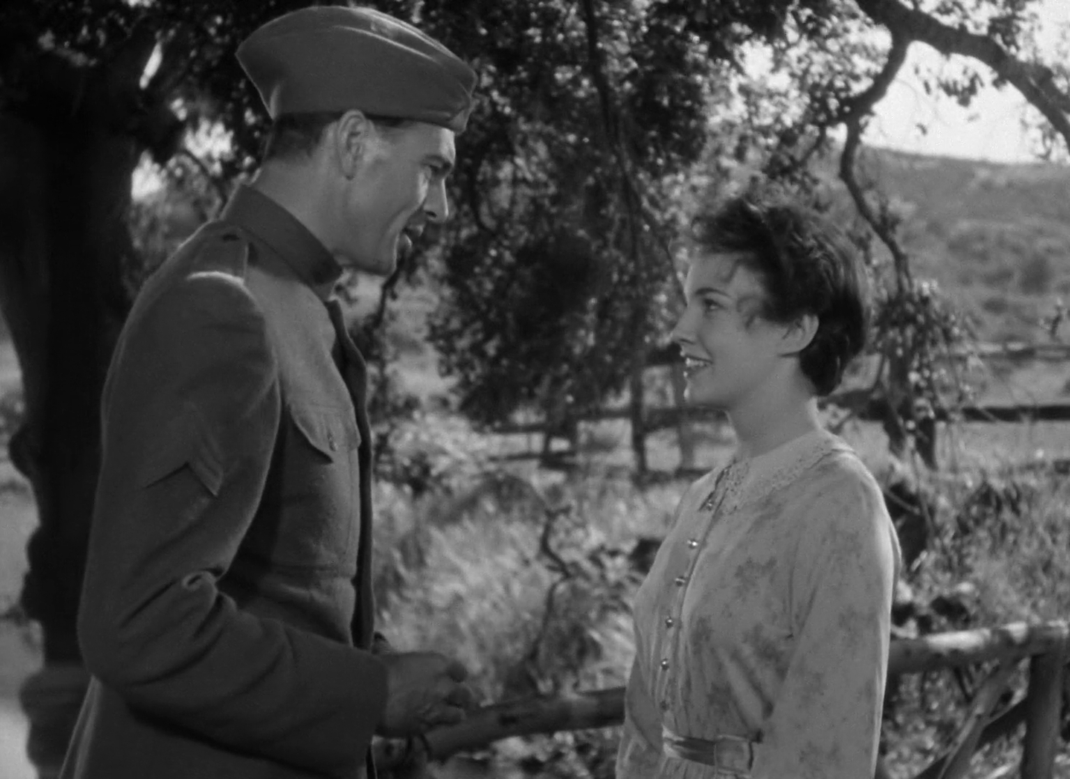 Gary Cooper and Joan Leslie
