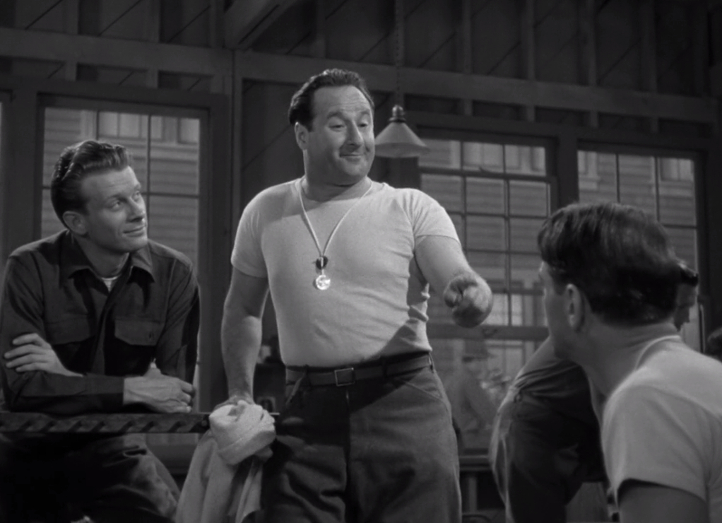 David Bruce, George Tobias and Gary Cooper