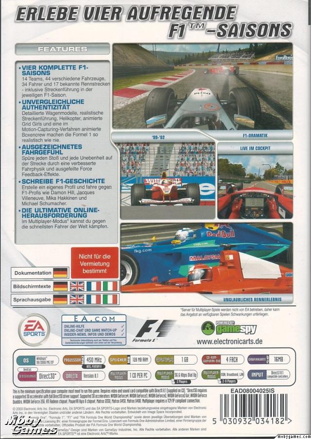 Picture of F1 Challenge '99-'02