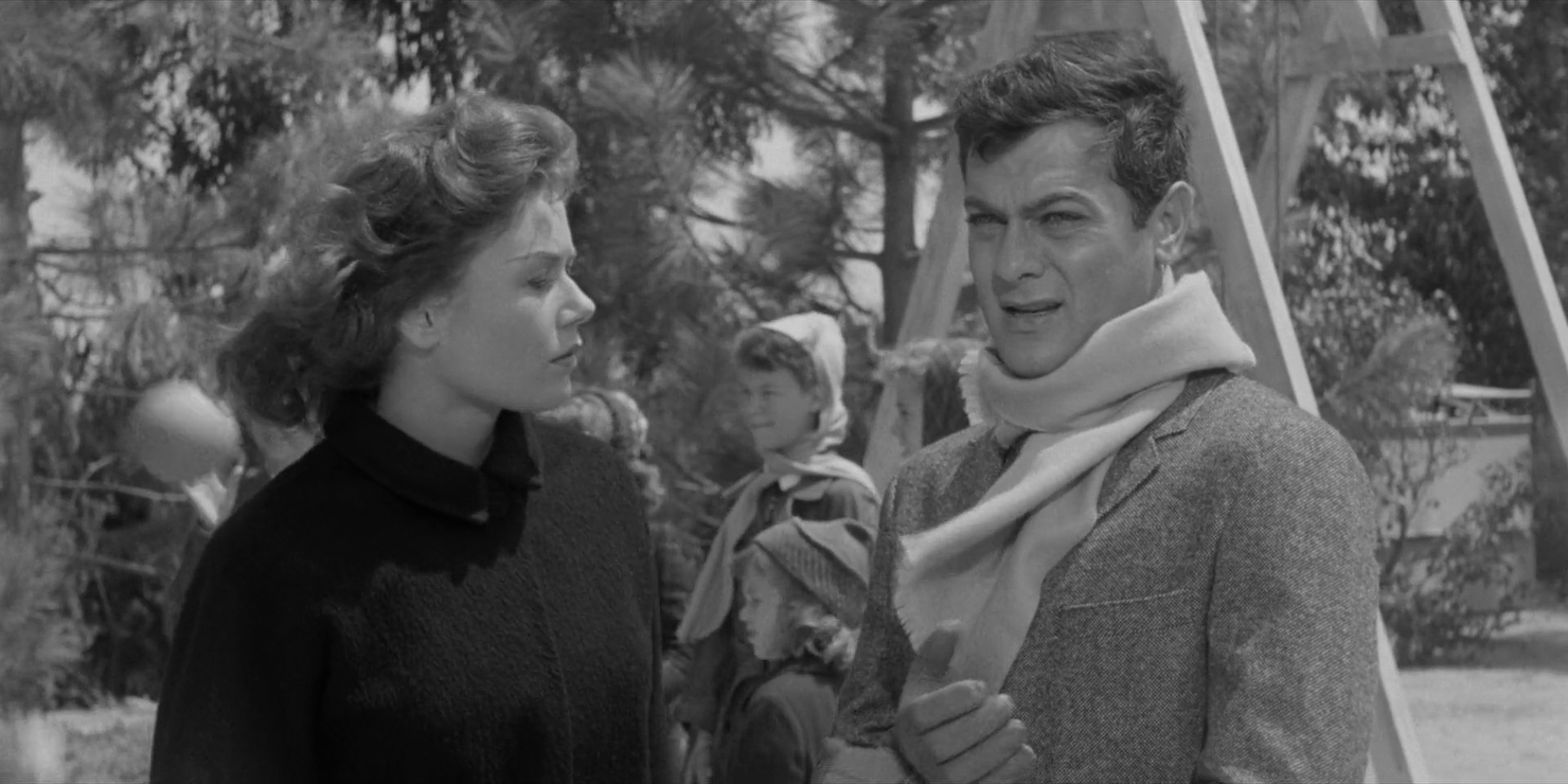 Nancy Root and Tony Curtis