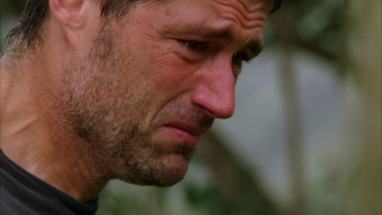 Matthew Fox crying of Lost