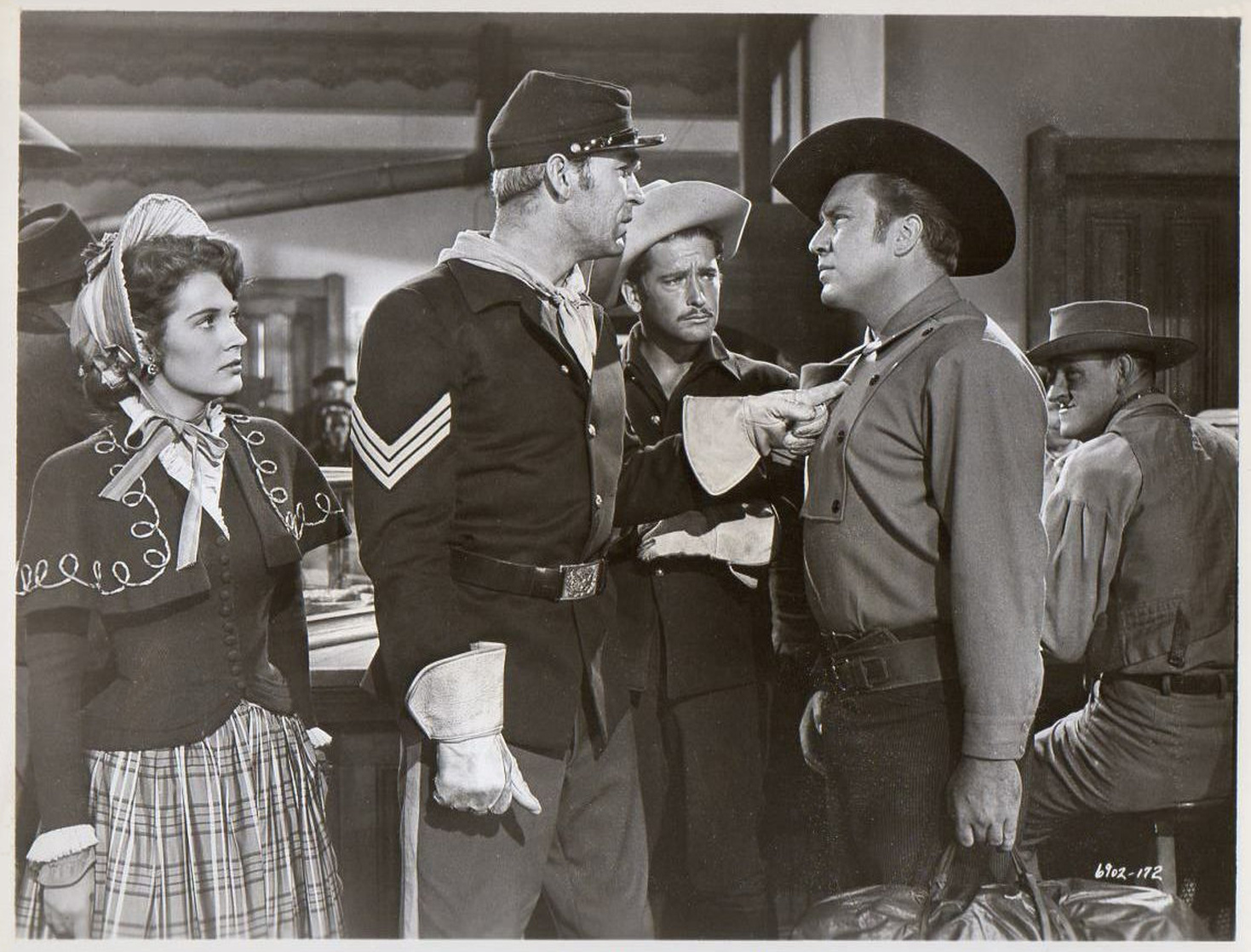 Polly Bergen, Forrest Tucker, Edmond O'Brien