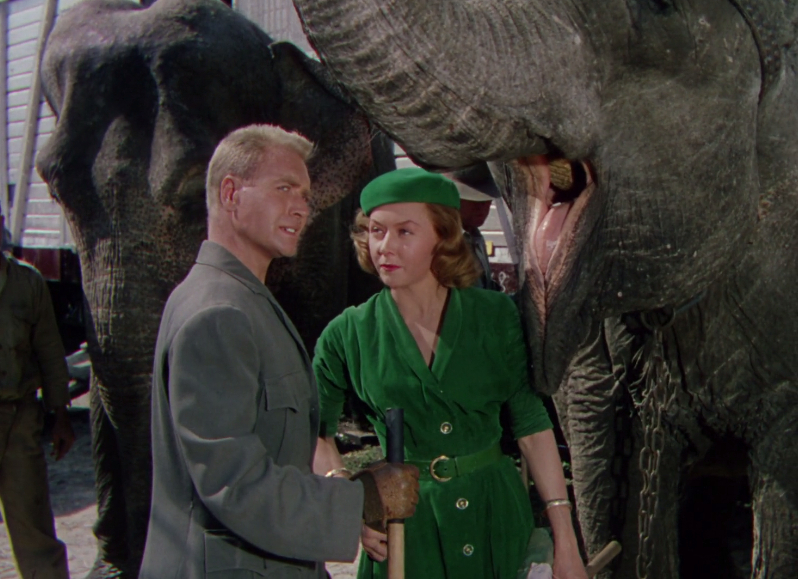 Lyle Bettger and Gloria Grahame