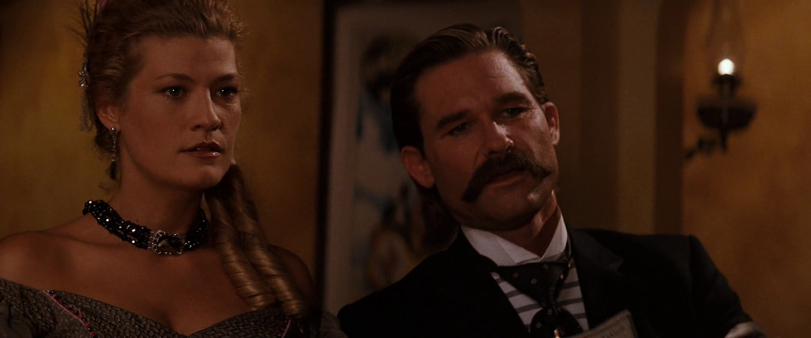 Dana Wheeler-Nicholson and Kurt Russell