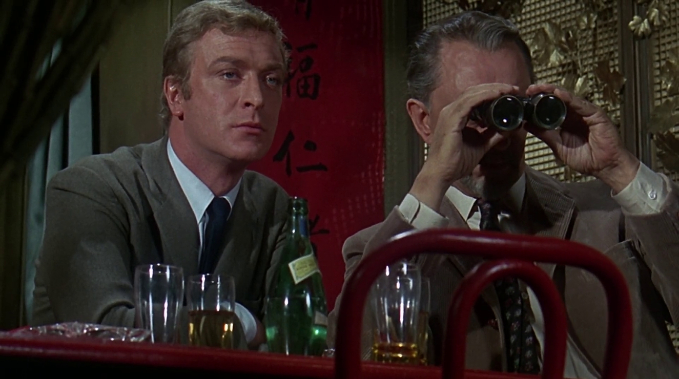 Michael Caine and John Abbott