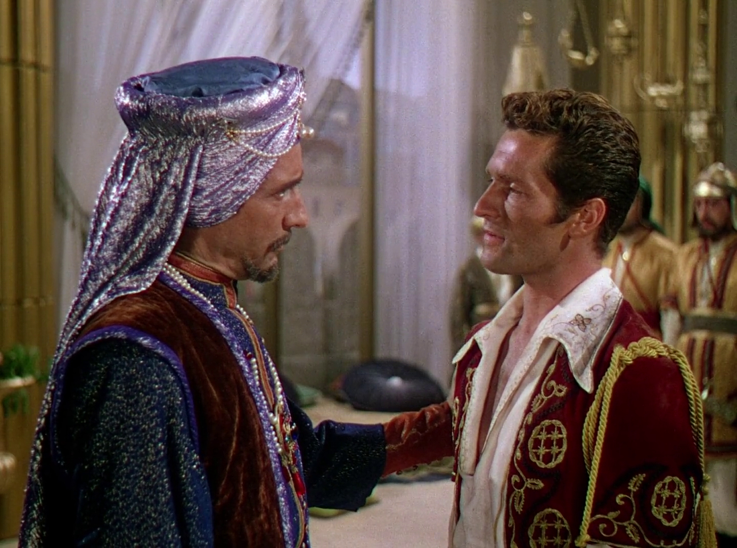 Victor Jory and Hugh O'Brien