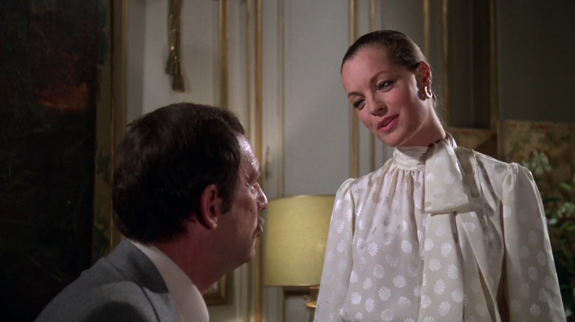 Maurice Ronet and Romy Schneider