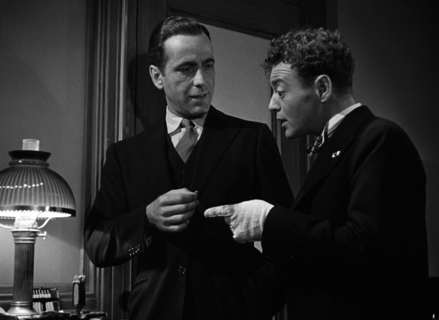 Humphrey Bogart and Peter Lorre