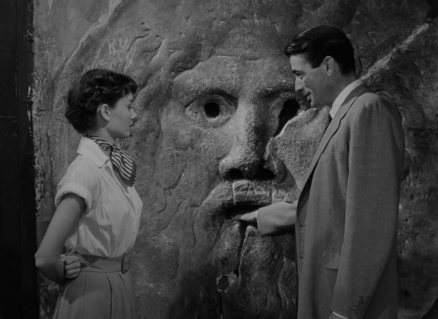 Audrey Hepburn and Gregory Peck