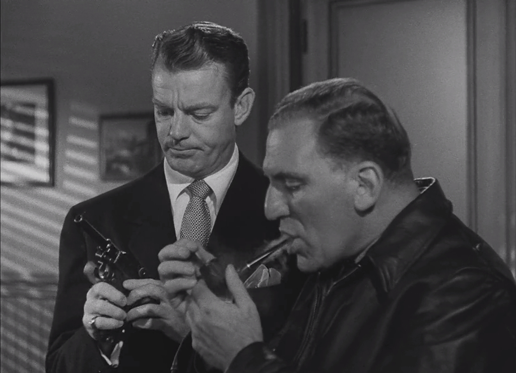 Dennis O'Keefe and William Bendix