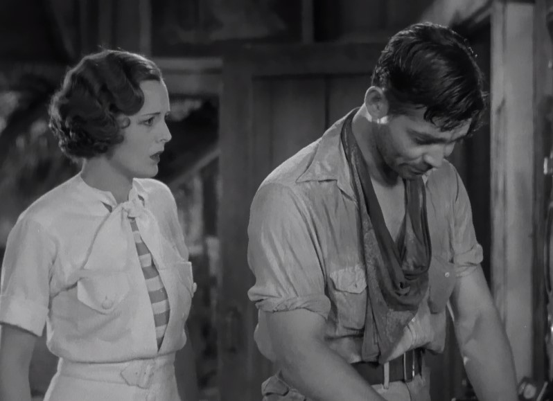 Mary Astor and Clark Gable