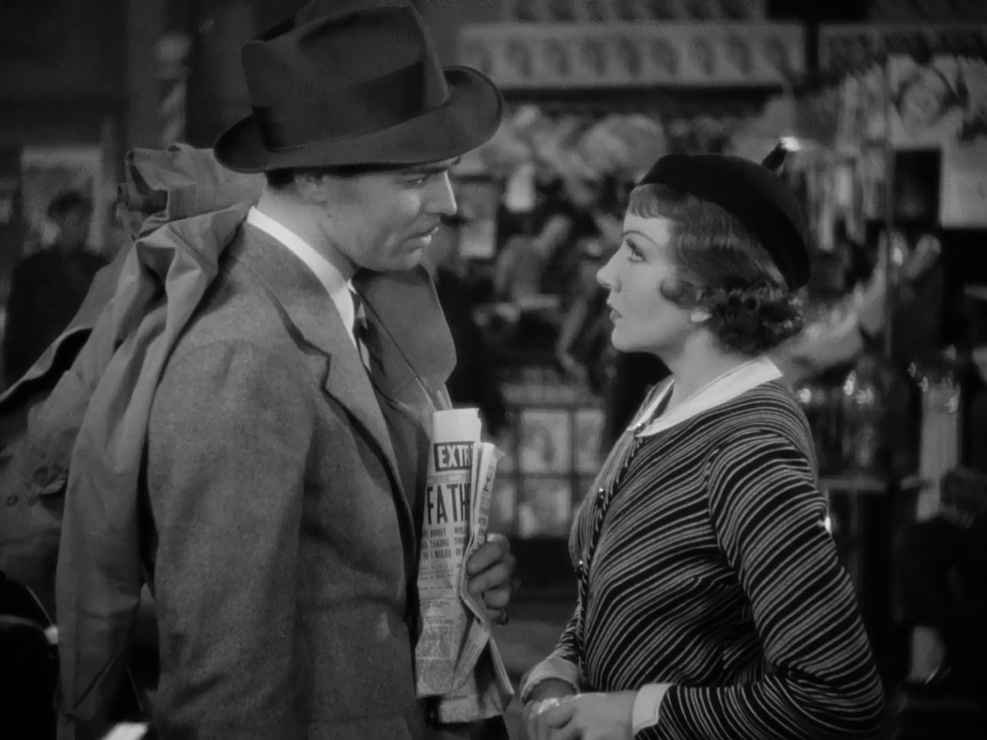 Clark Gable and Claudette Colbert