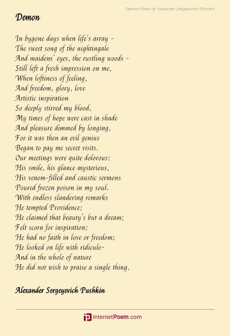 Picture of Demons by Pushkin