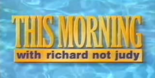 This Morning with Richard Not Judy picture