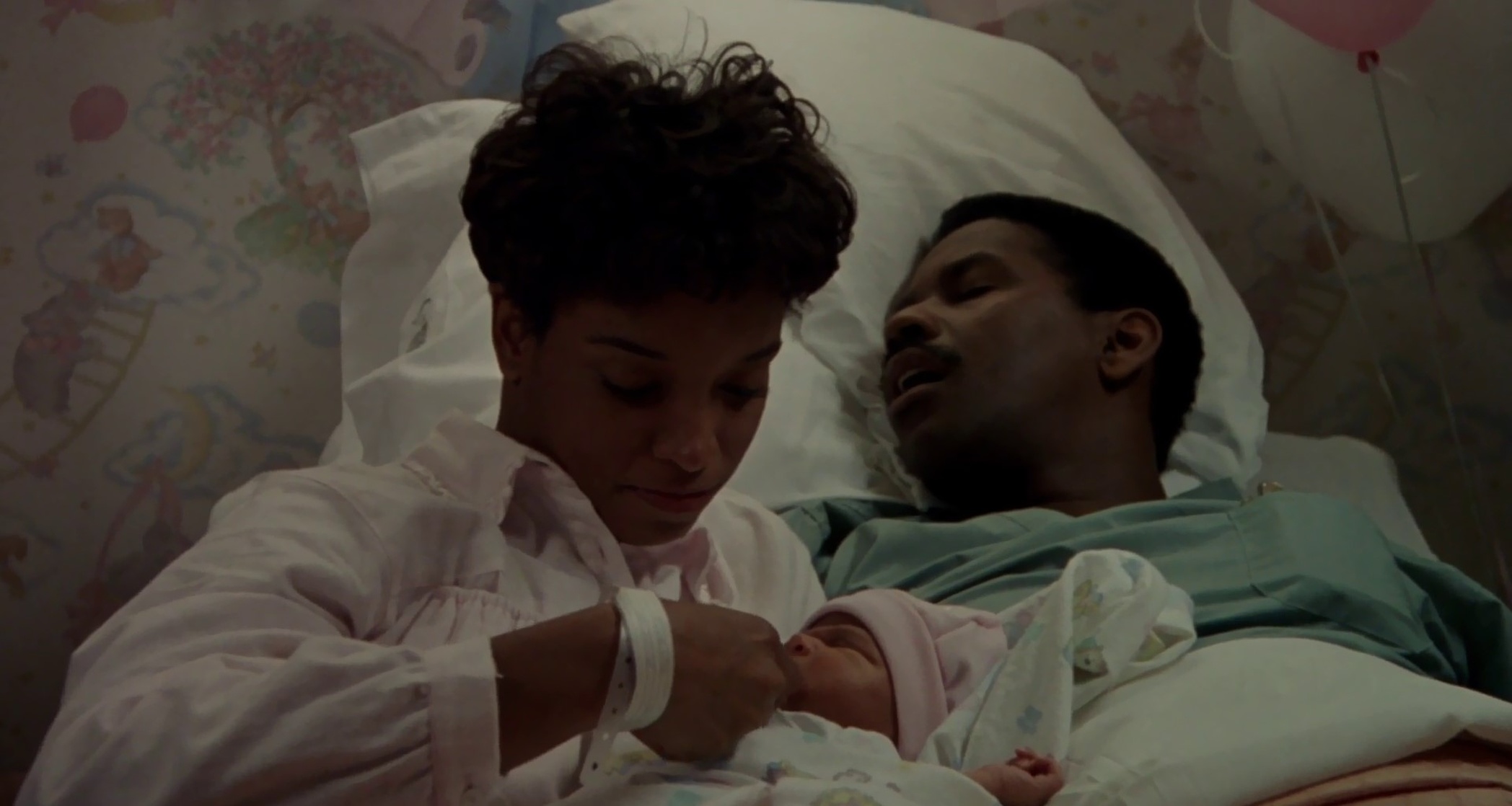 Lisa Summerour and Denzel Washington