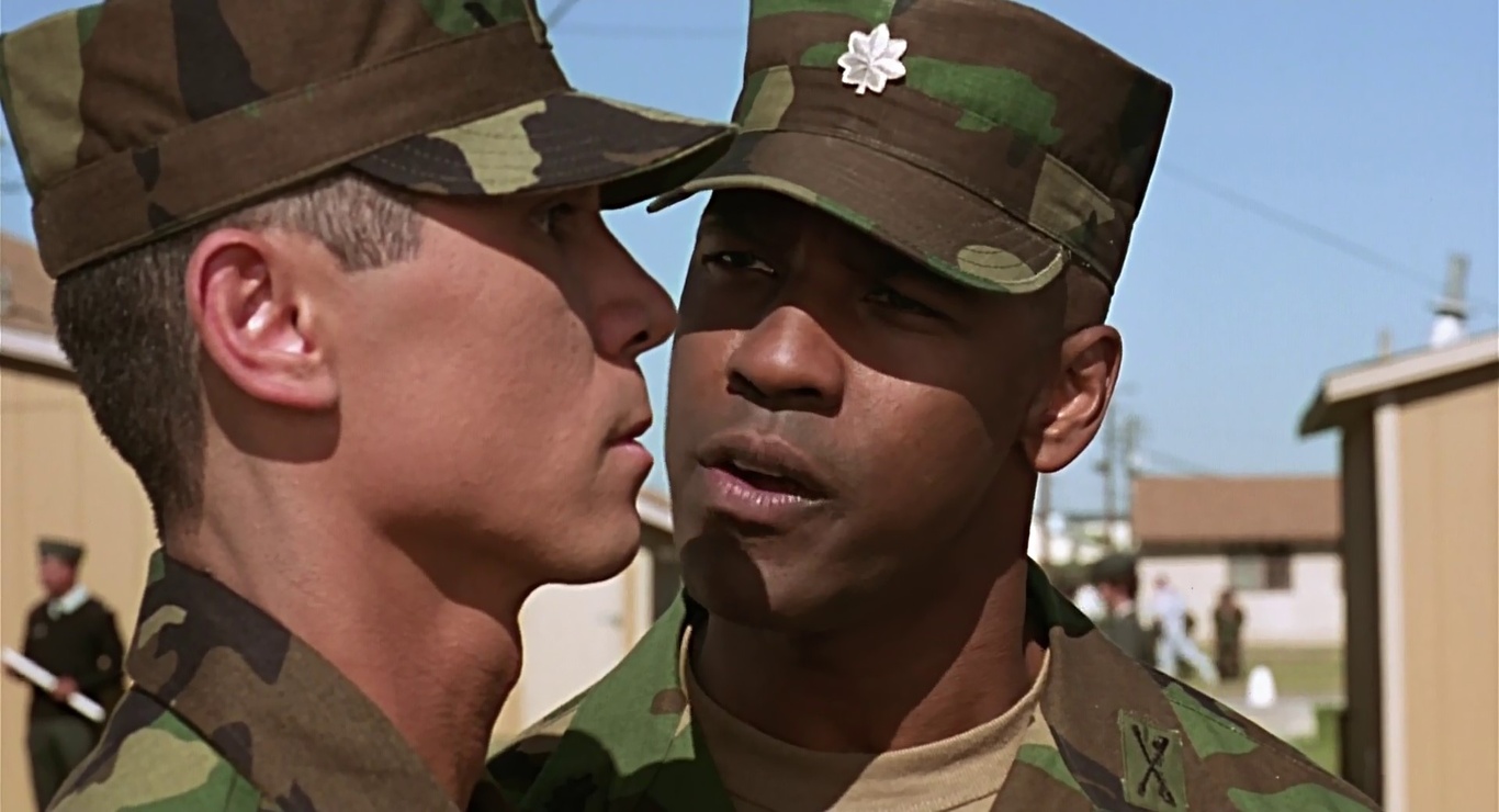 Lou Diamond Phillips and Denzel Washington