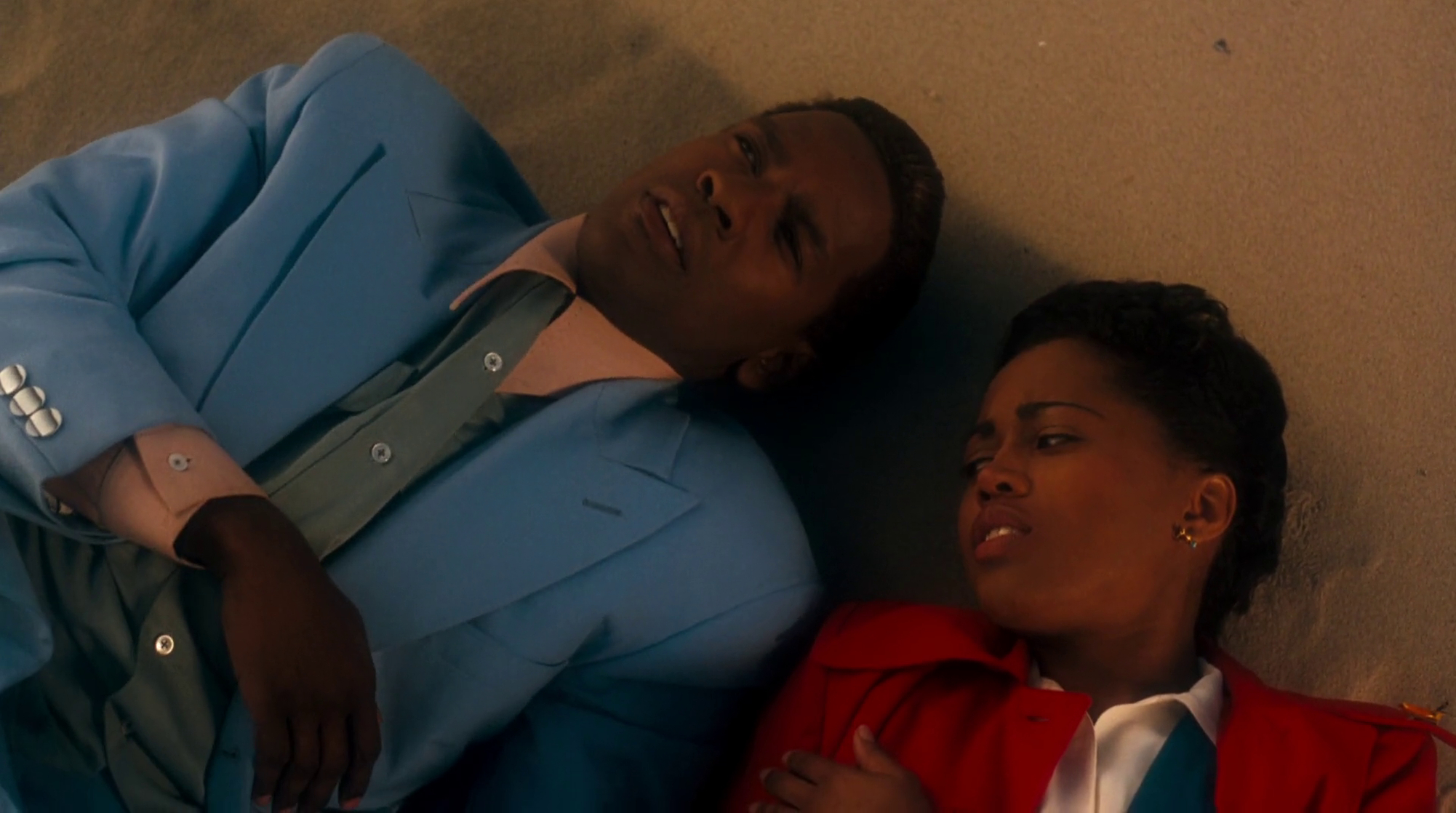 Denzel Washington and Theresa Randle