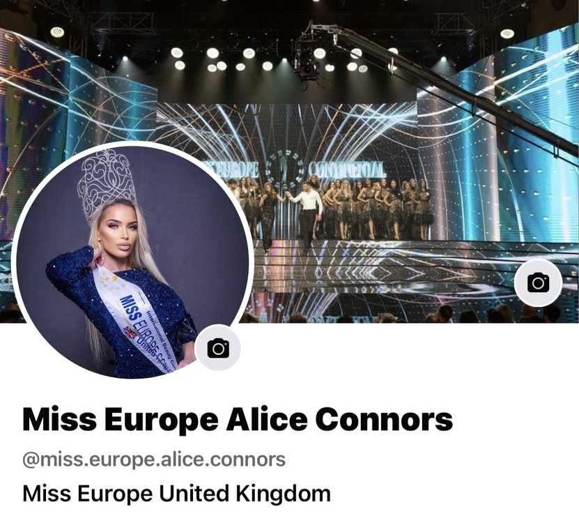 Miss Europe Alice Connors