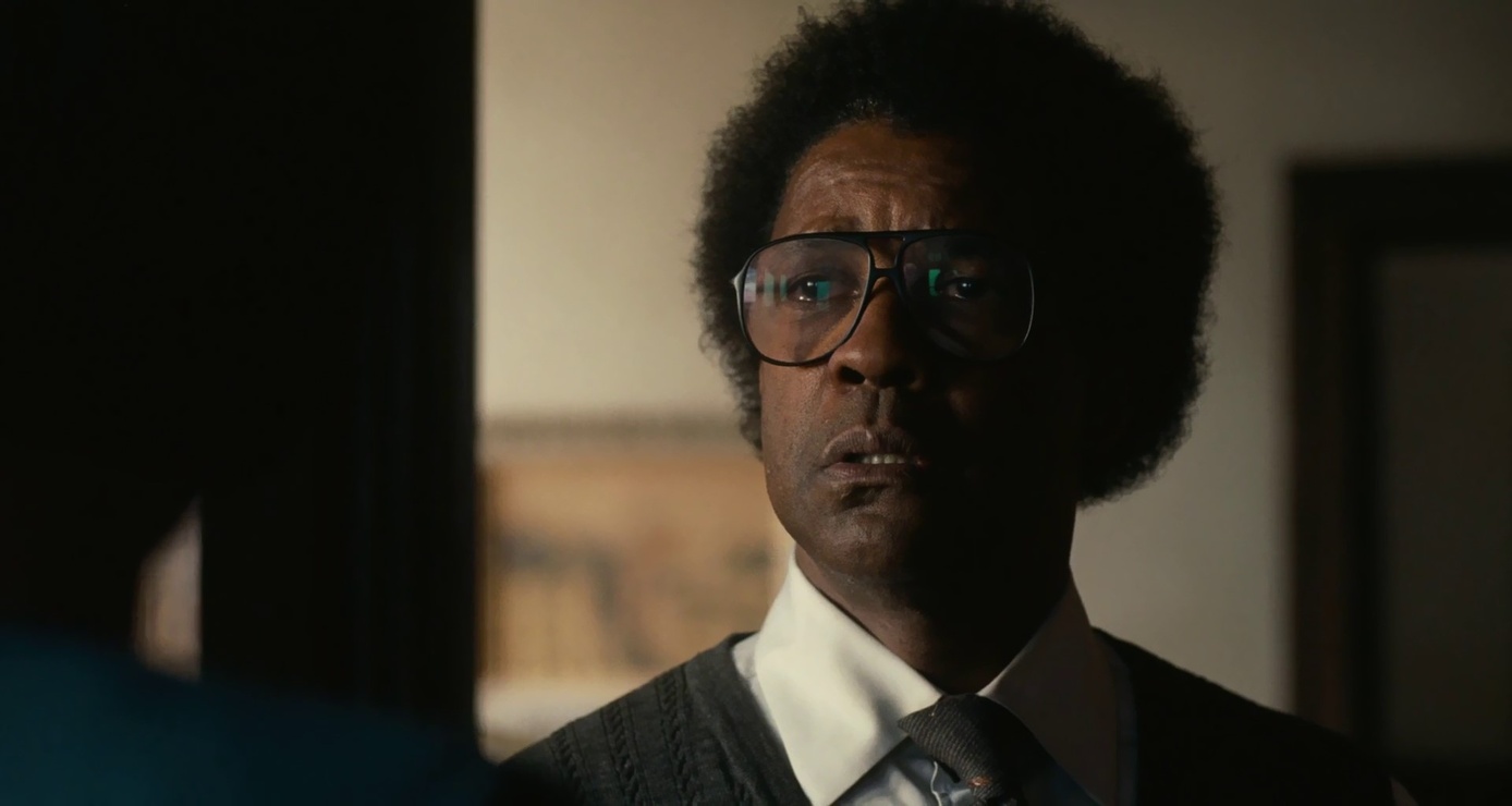 Amanda Warren and Denzel Washington