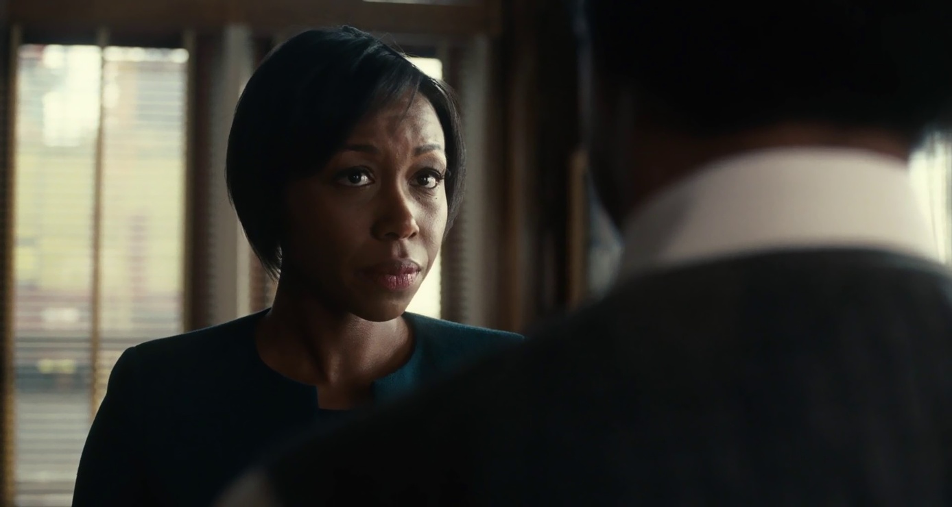 Amanda Warren and Denzel Washington