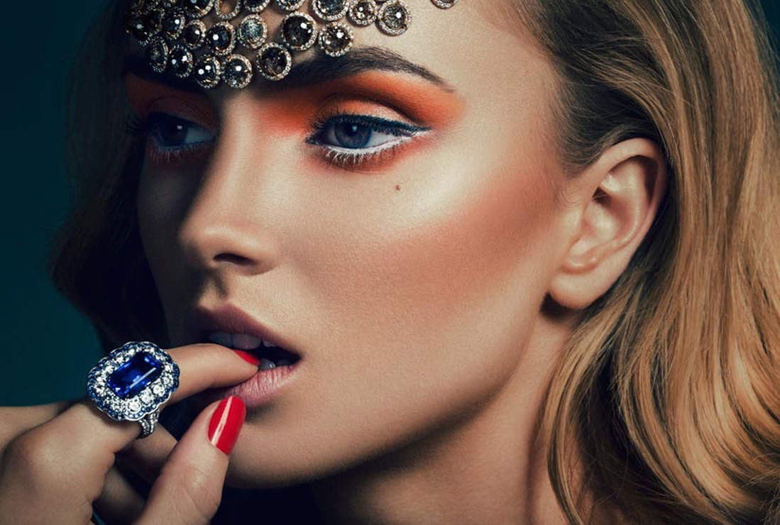 Letecia Price in London covering JFW magazine