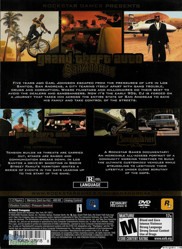 Picture of Grand Theft Auto: San Andreas (Special Edition)