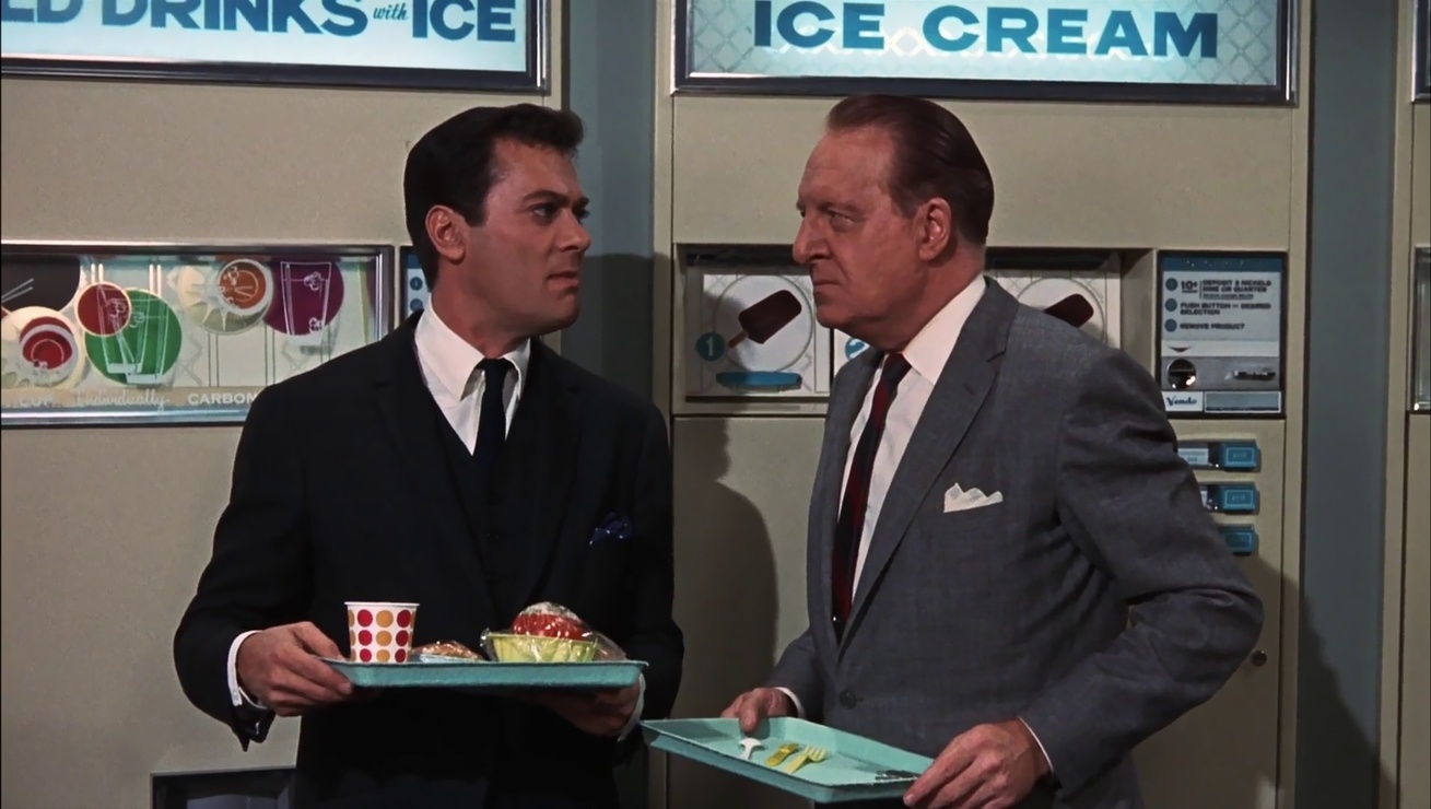 Tony Curtis and Howard St. John