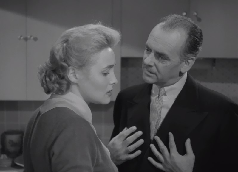 Patricia Neal and Larry Keating