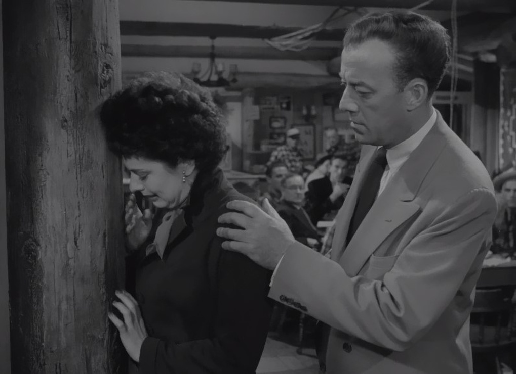 Ruth Roman and Edmon Ryan