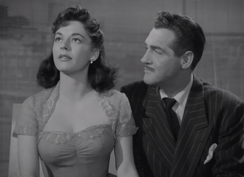 Ruth Roman and William Tannen