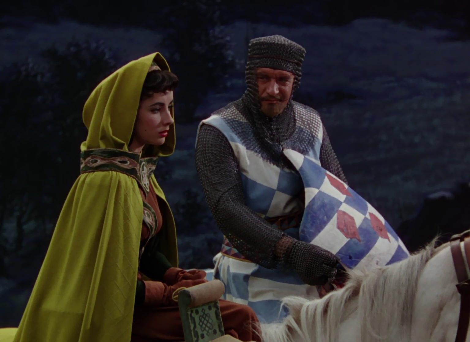 Elizabeth Taylor and George Sanders