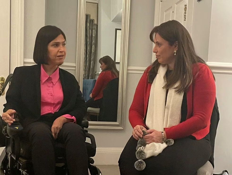 Karine Elharrar and Tzipi Hotovely