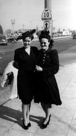 Jean Spangler and her sister-in-law Sophie Spangle