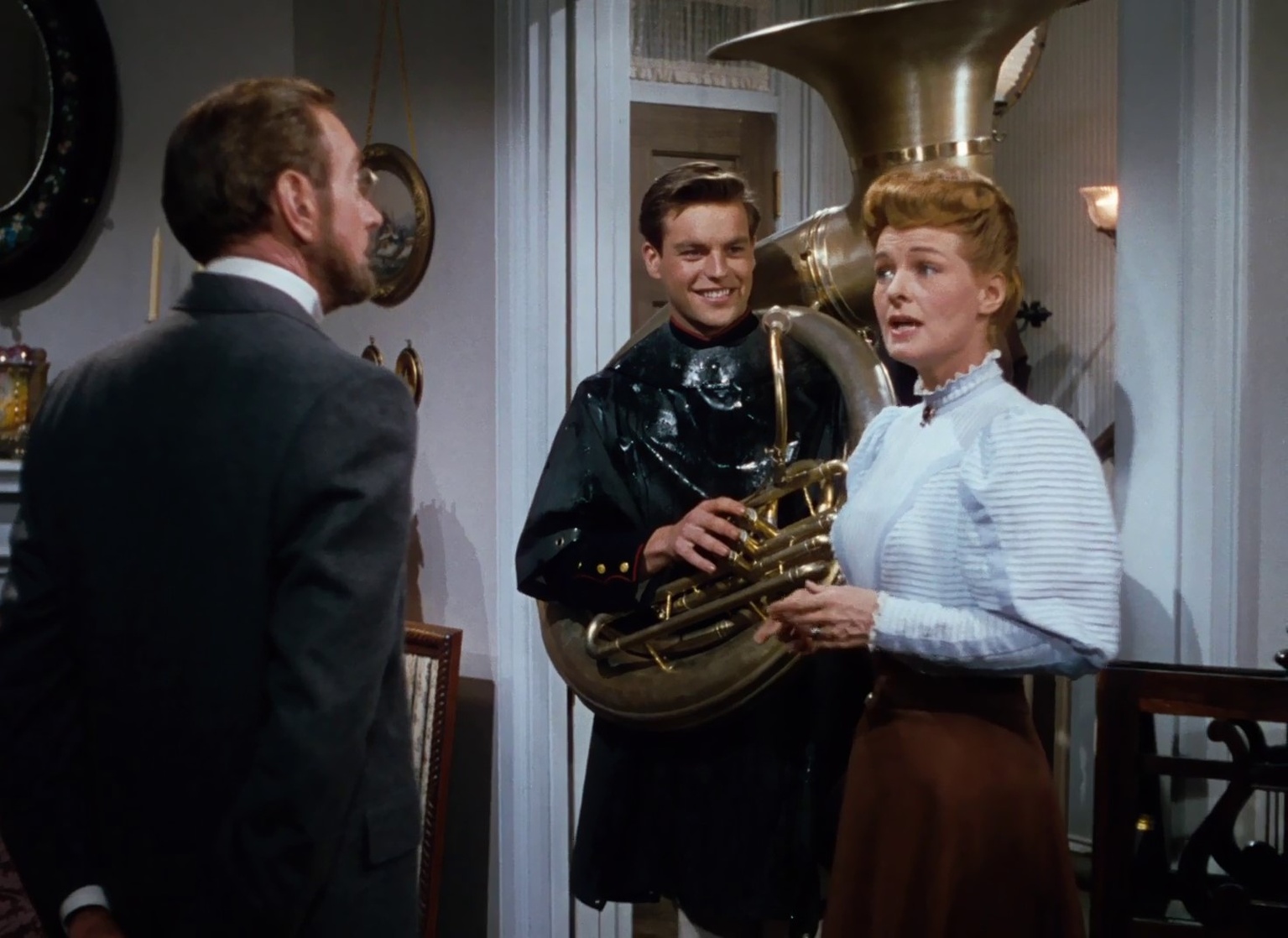 Clifton Webb, Robert Wagner and Ruth Hussey