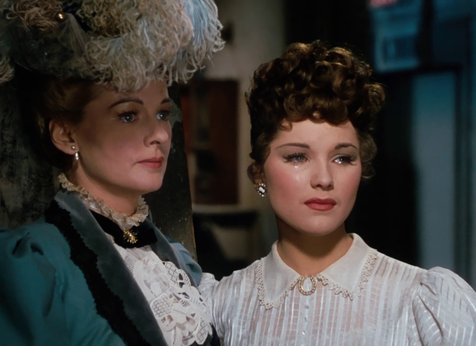 Ruth Hussey and Debra Paget