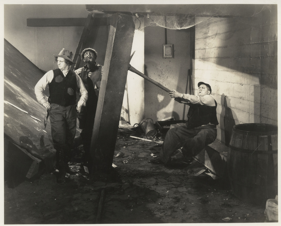 Larry Fine, Moe Howard, Curly Howard