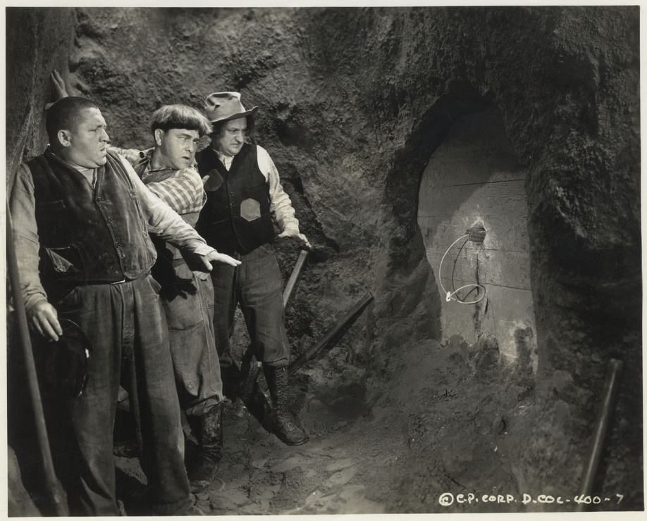 Curly Howard, Moe Howard, Larry Fine