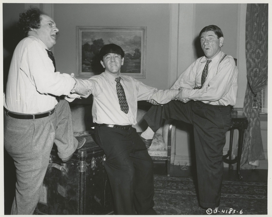 Larry Fine, Moe Howard, Shemp Howard