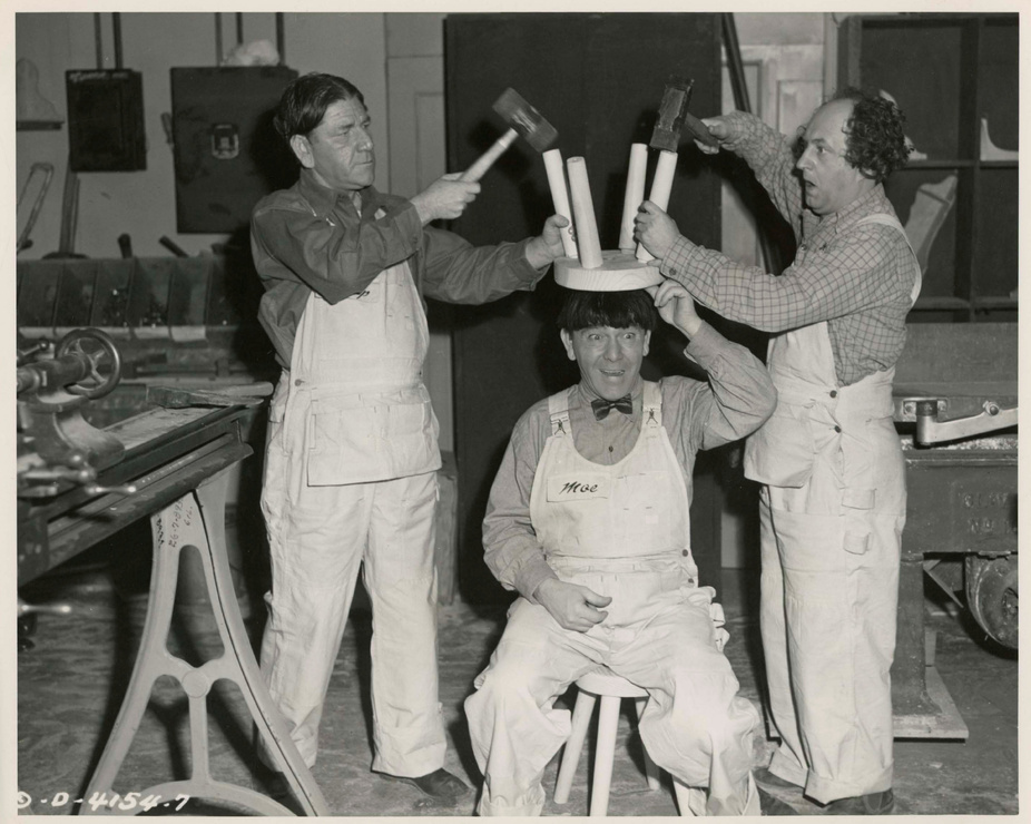 Shemp Howard, Moe Howard, Larry Fine