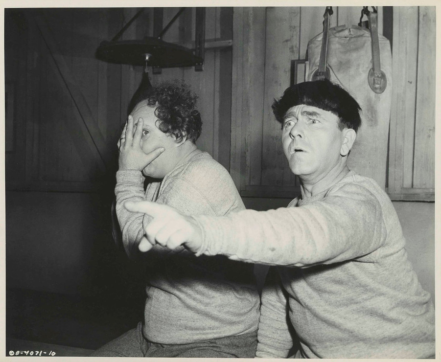 Larry Fine, Moe Howard