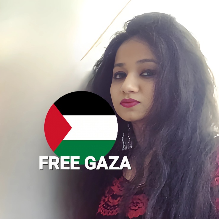 Sairandhri Shende supports Free Gaza