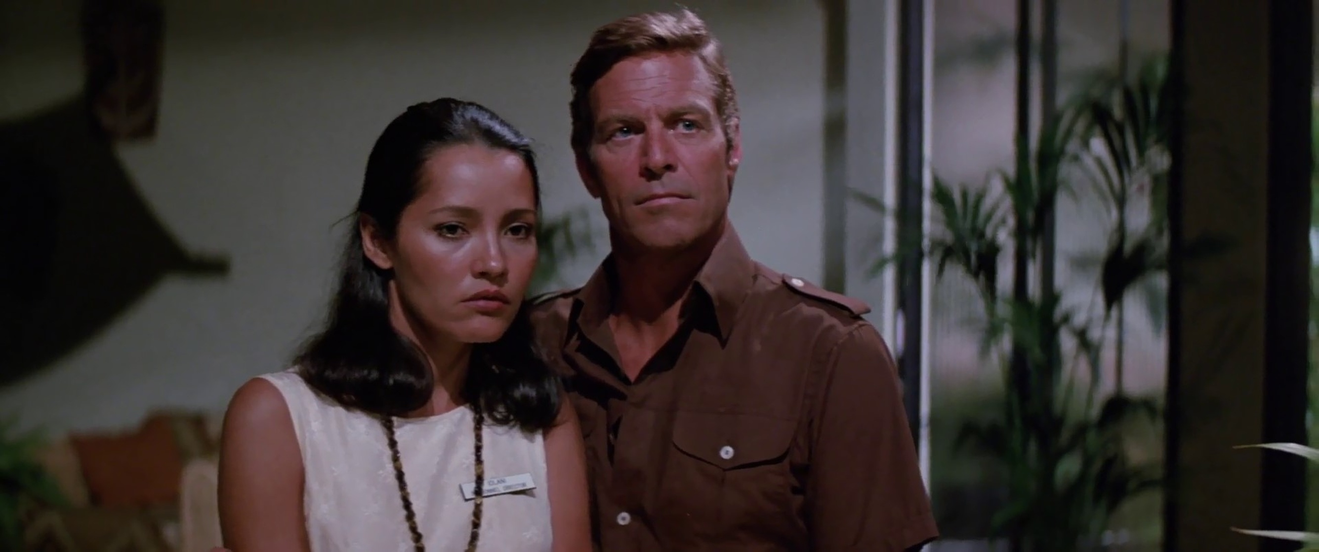 Barbara Carrera and James Franciscus
