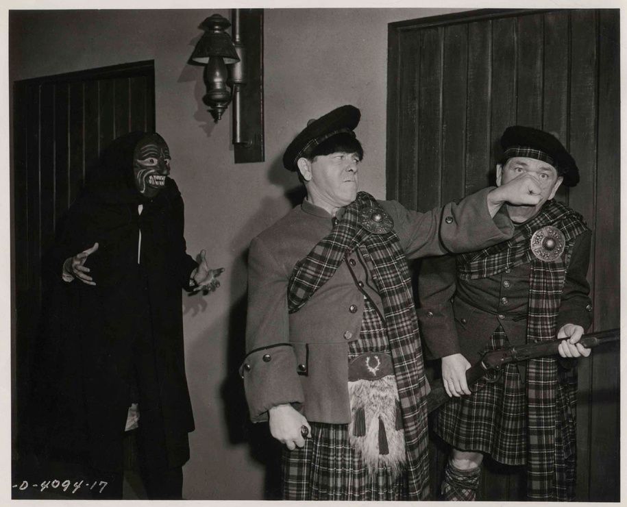 Charles Knight, Moe Howard, Shemp Howard