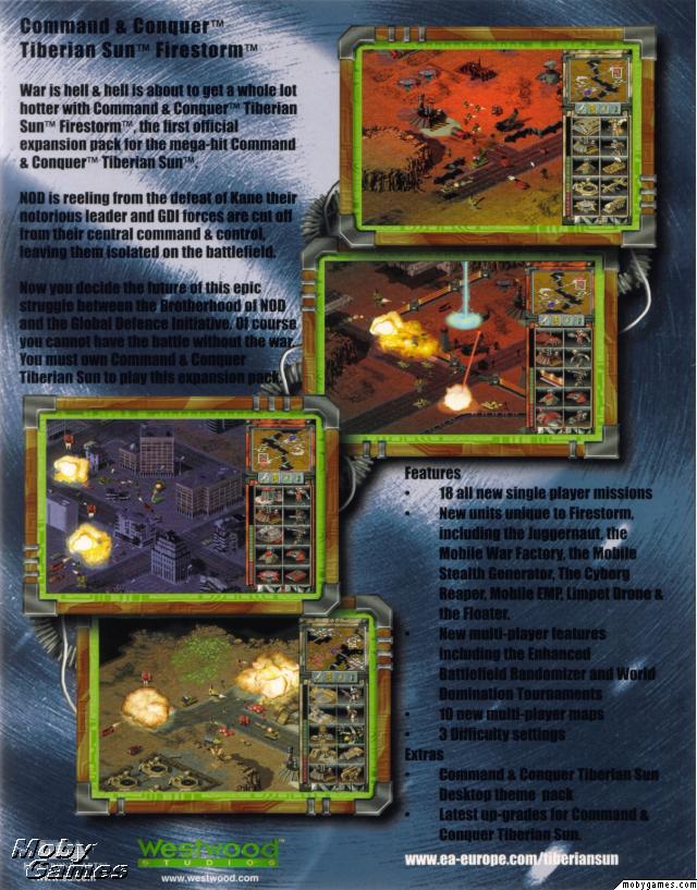 Picture of Command & Conquer Tiberian Sun: Firestorm (Expansion)