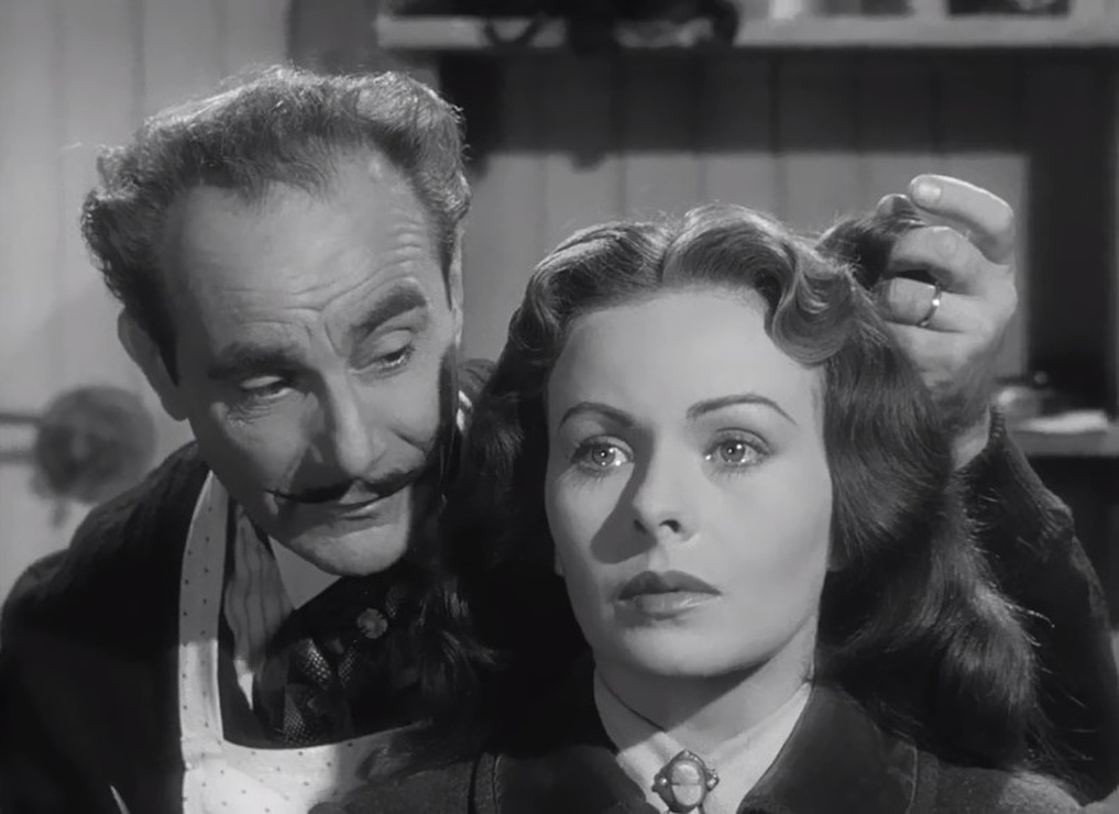 Fritz Feld and Jeanne Crain