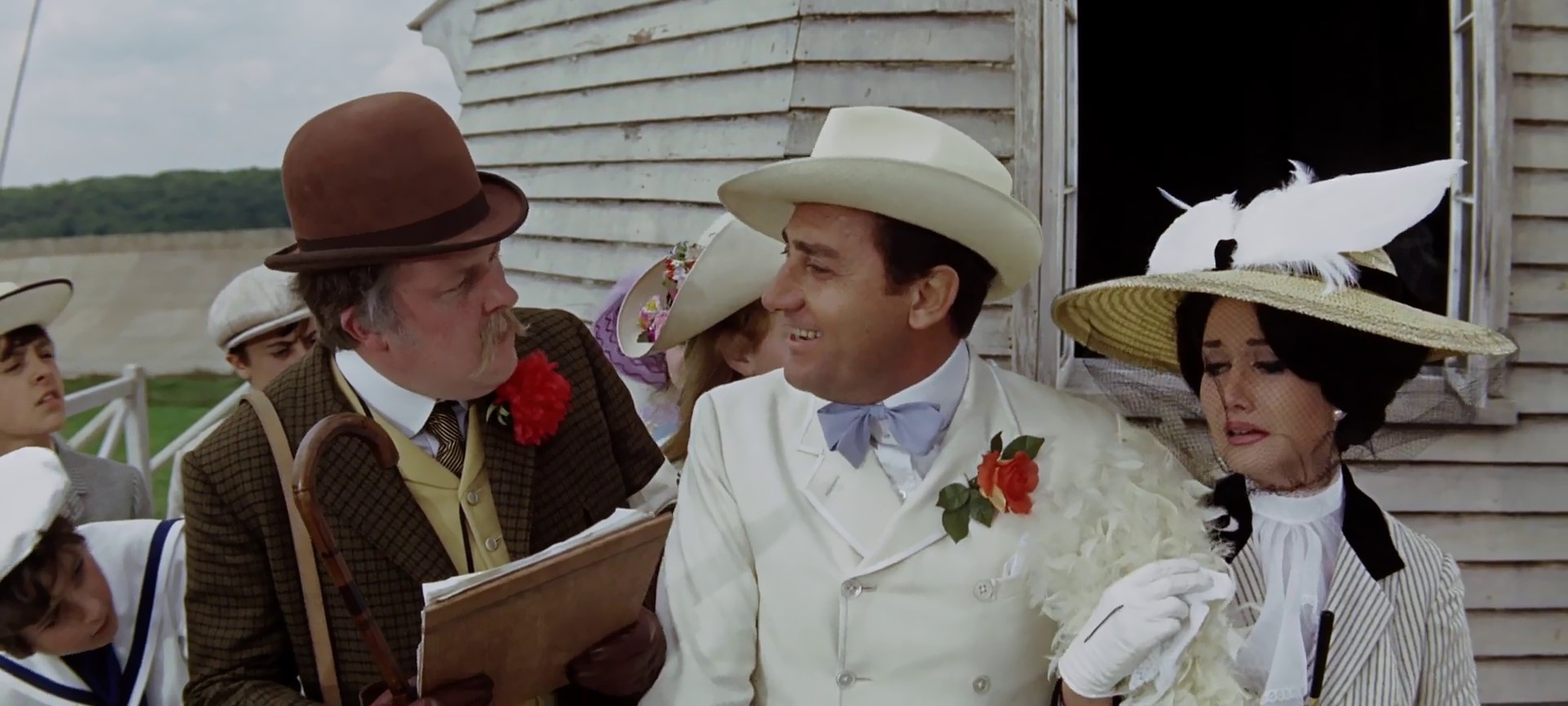 William Rushton, Alberto Sordi and Zena Marshall